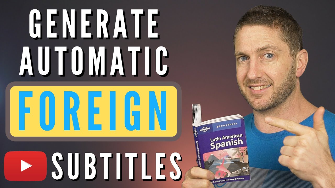 Creating Foreign Subtitles Automatically with AI for YouTube